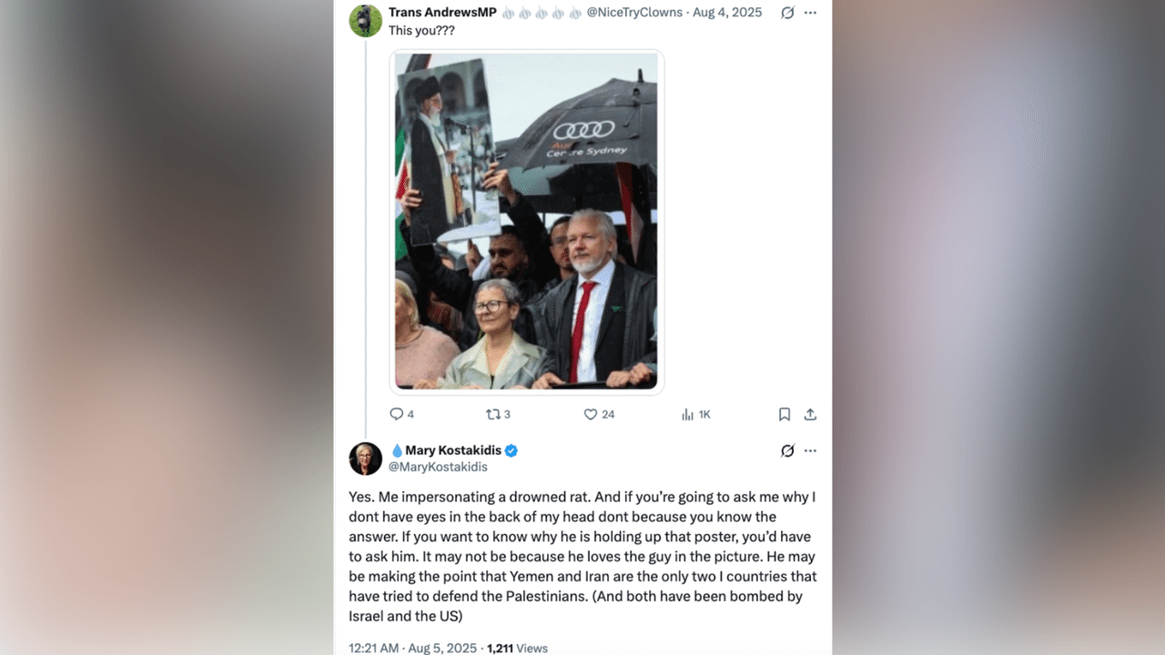 No, royal commission head not pictured at…