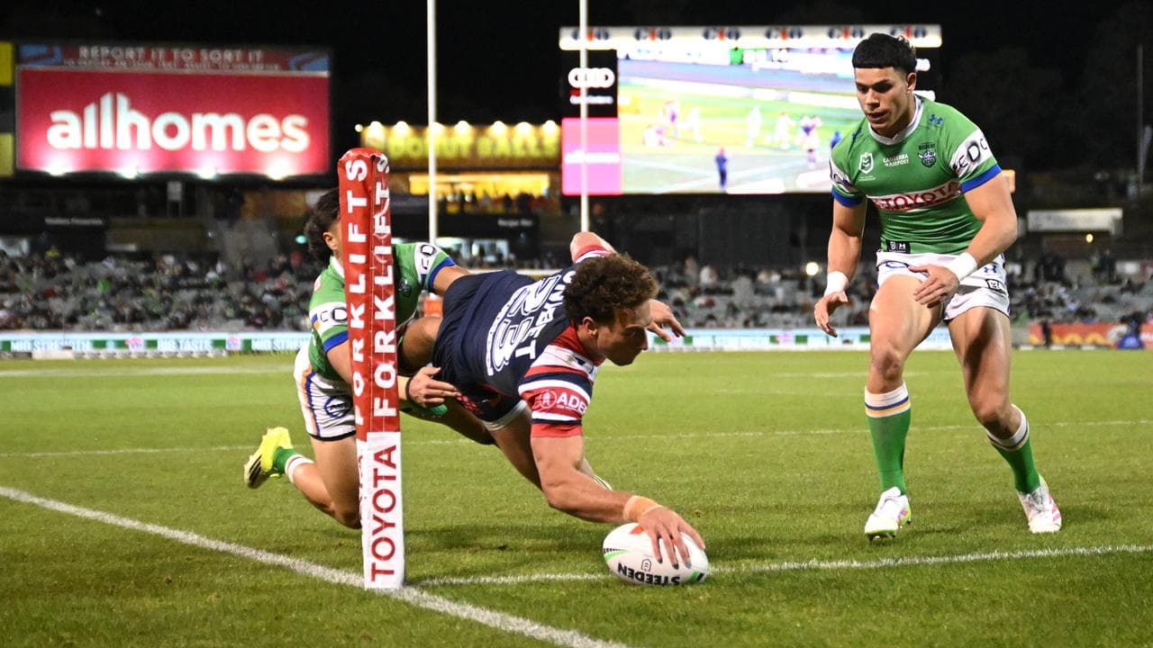 Roosters sparkle in classy bounce back to thump Raiders