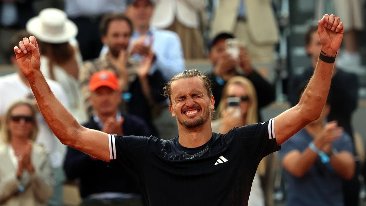 Zverev ends long wait for grand slam title in Paris